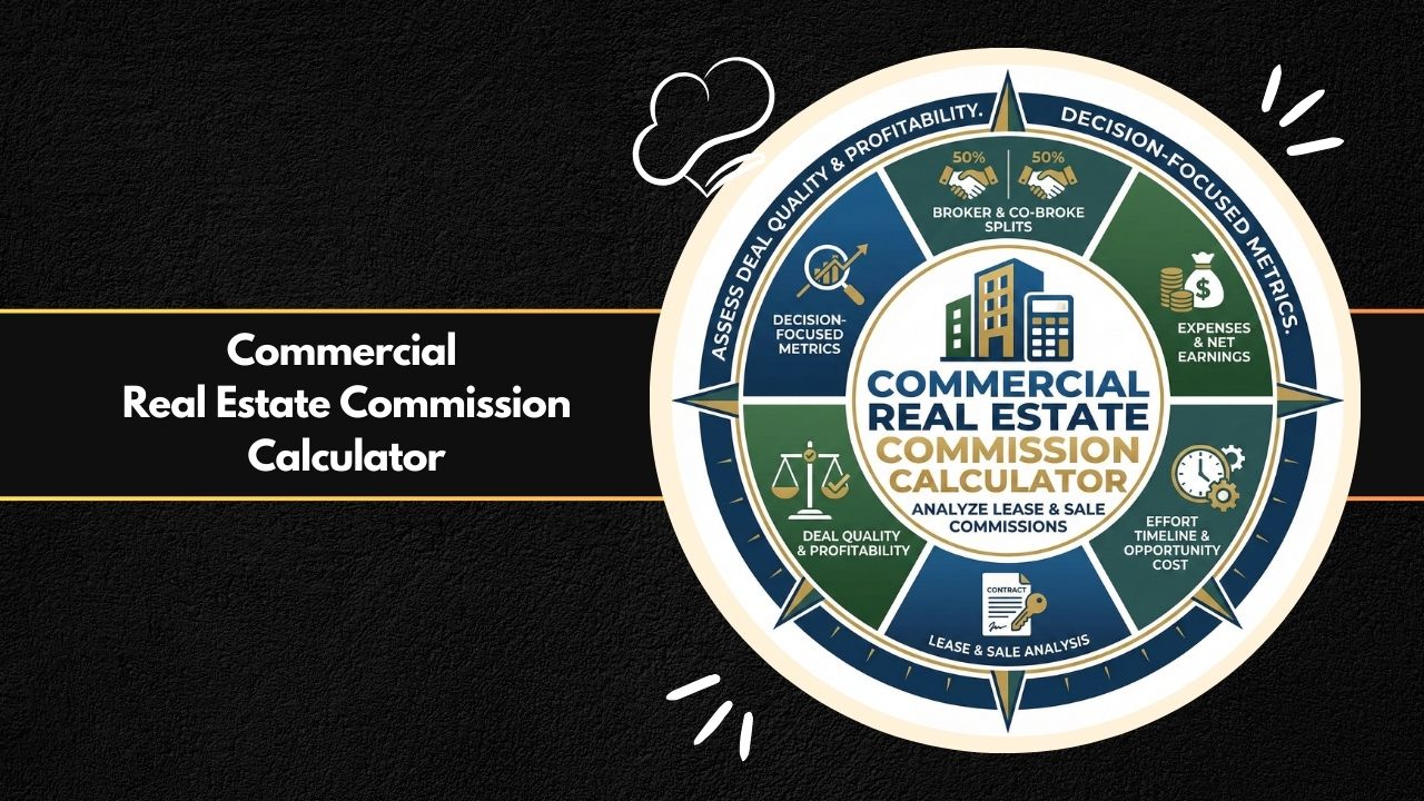 Commercial Real Estate Commission Calculator | Deal Profit