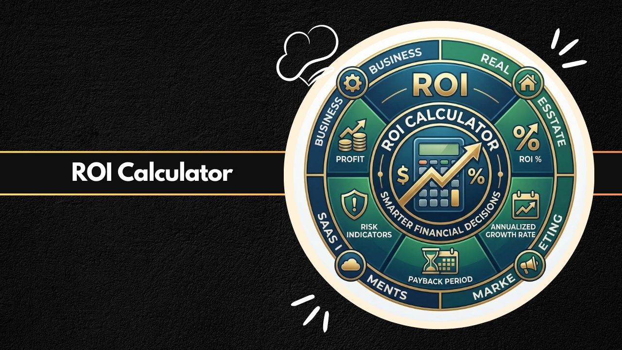 ROI Calculator – Calculate Investment Returns & Profitability
