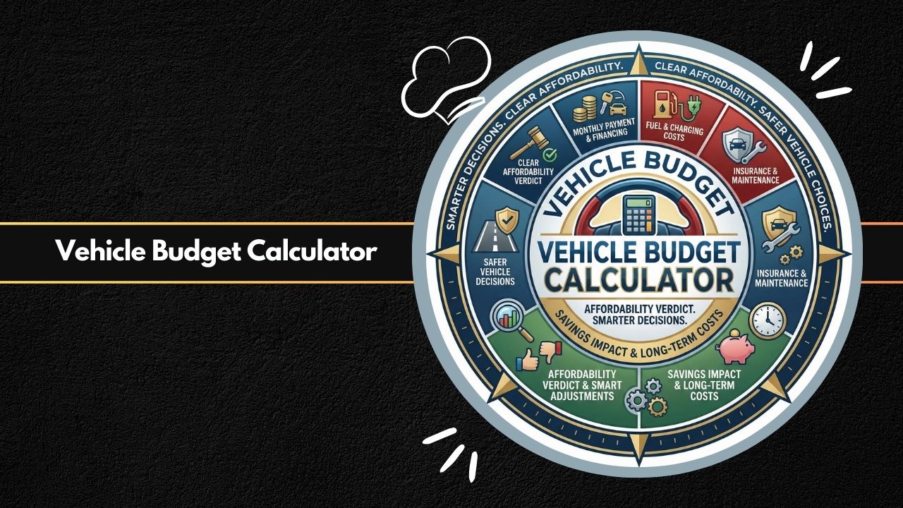 Vehicle Budget Calculator – True Monthly Cost & Affordability