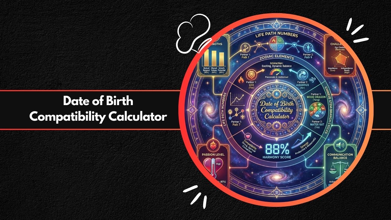Date of Birth Compatibility Calculator | Love Match 2026