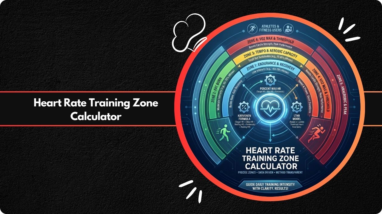 Heart Rate Training Zone Calculator for Accurate Workouts HR