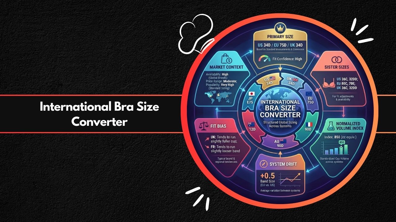 International Bra Size Converter | Accurate Global Size Tool