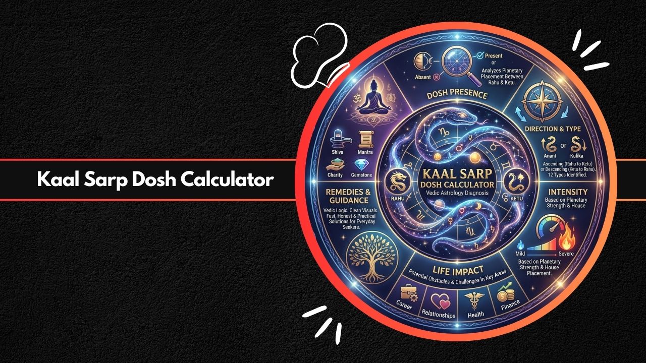Kaal Sarp Dosh Calculator – Vedic Accuracy Online Tool 2026