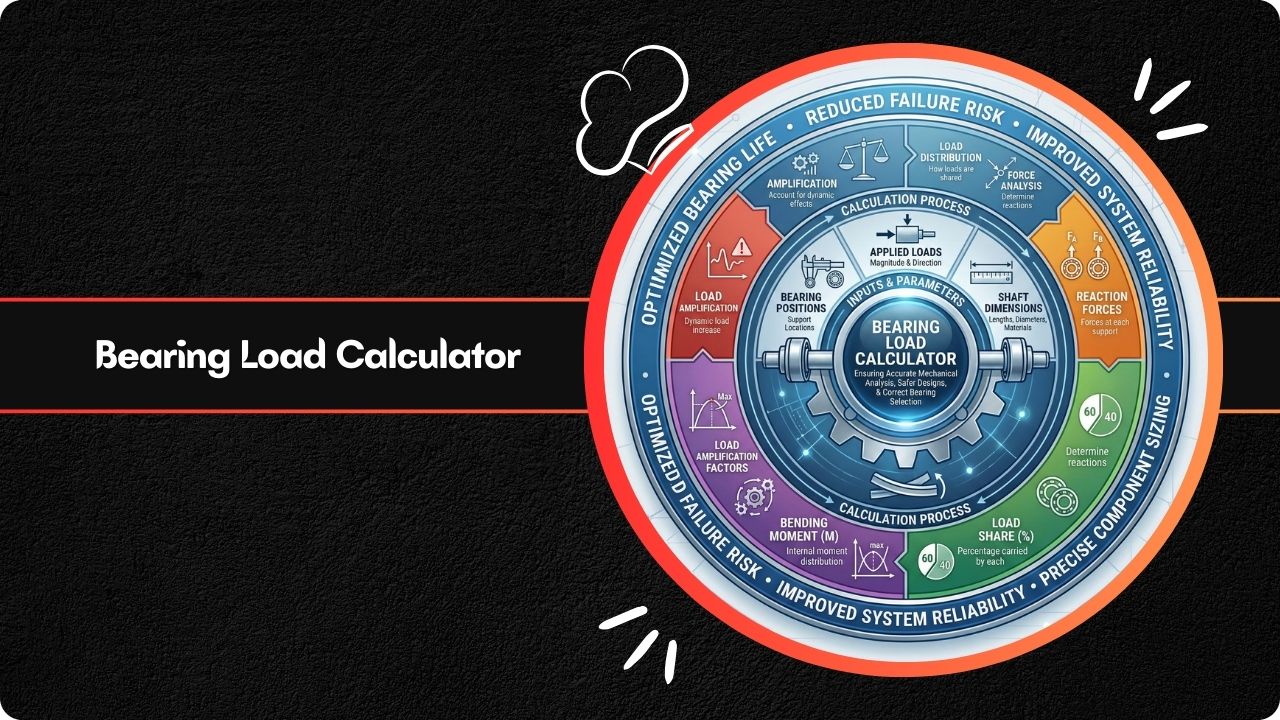 Bearing Load Calculator – Precise Shaft Load & Bearing Force