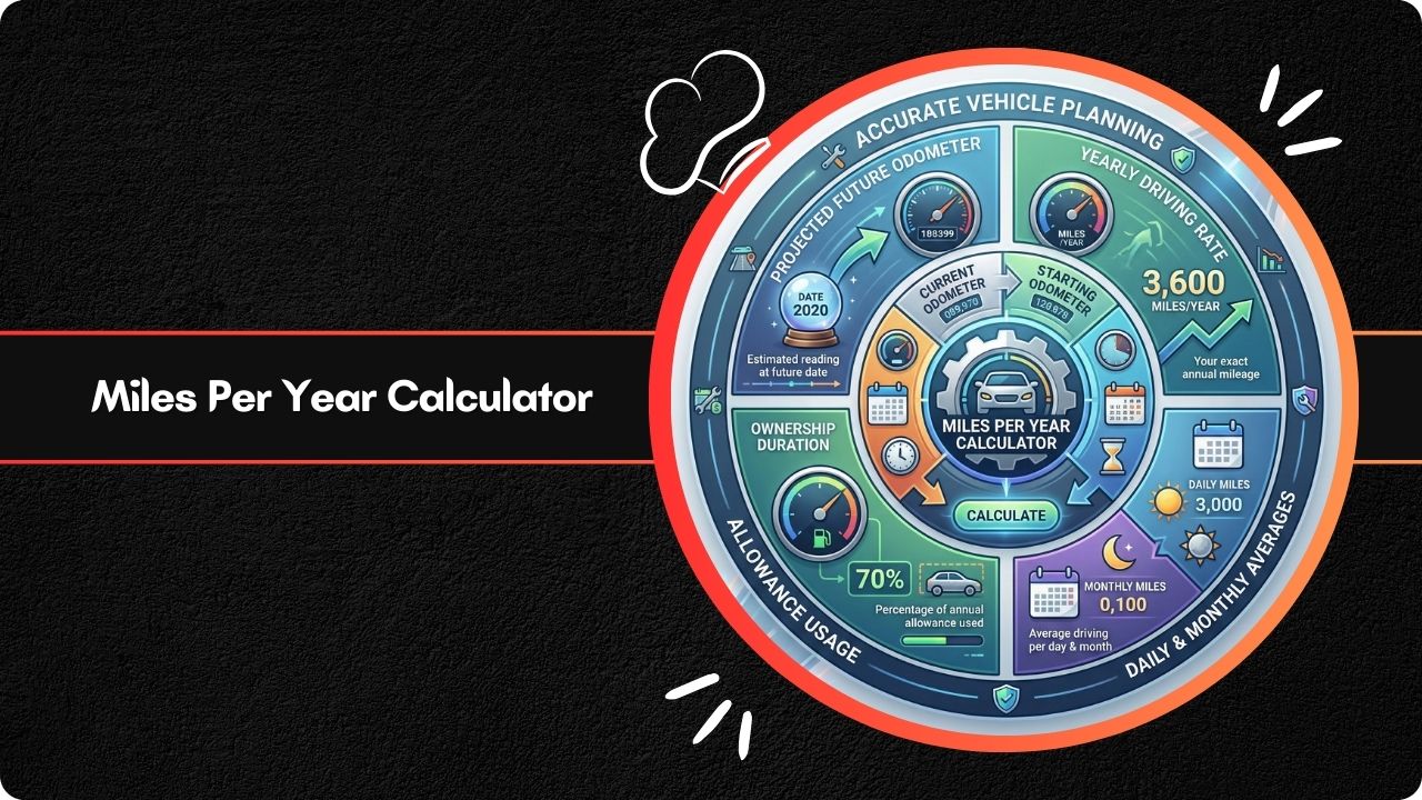 Miles Per Year Calculator – Find Your Annual Driving Mileage